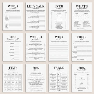 Class Reunion Games & Activities To Print At Home | Fun Reunion Ideas ...