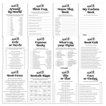 Book Club Games Printable | Reading Group Games & Activities – LittleSizzle