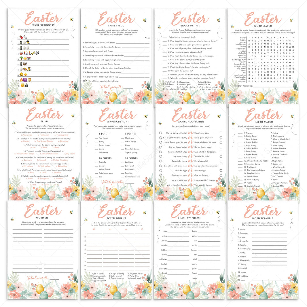 Spring Games and Activities Printable | Springtime Ideas for All Ages ...