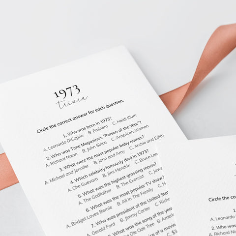 1973 Quiz and Answers Printable | All About The Year 1973 Trivia ...