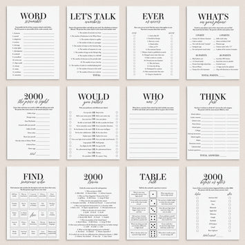 Class Reunion Games & Activities To Print At Home | Fun Reunion Ideas ...