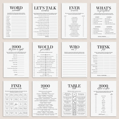 Class Reunion Games & Activities To Print At Home | Fun Reunion Ideas ...