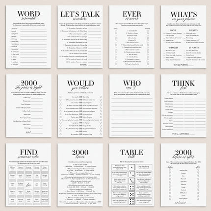 Class Reunion Games & Activities To Print At Home | Fun Reunion Ideas ...