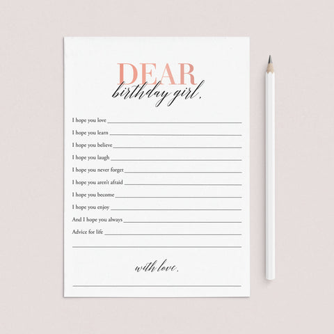 Modern Blush Birthday Games for Her Printable | Instant Download ...