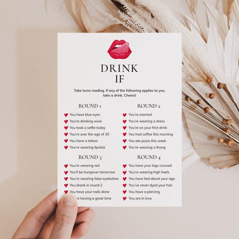 Ladies Night Drinking Game Printable | Hilarious Girls Night Ideas ...