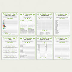 8 St Patricks Day (Virtual) Games Package | Instant Download – LittleSizzle