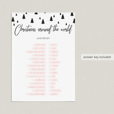 Holiday Party Game: Merry Christmas Around The World Printable ...