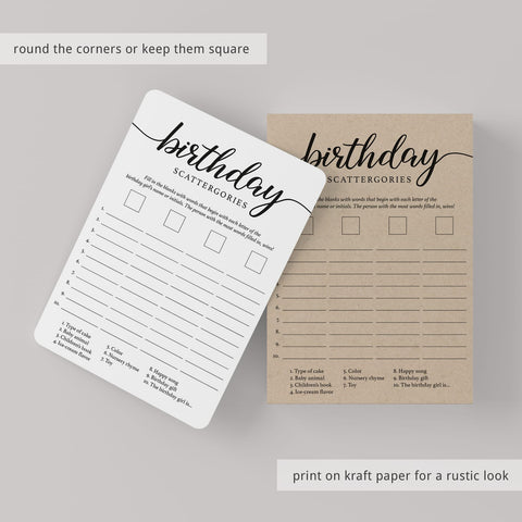 Girl First Birthday Games Bundle Printable | 1st Party Games ...