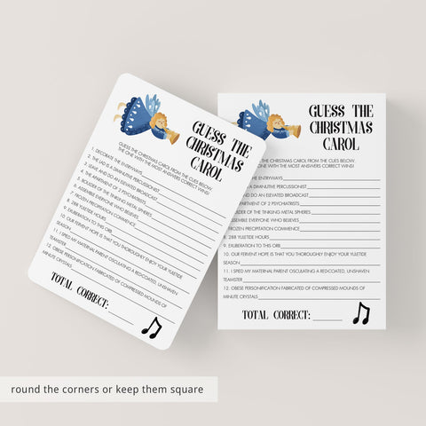 Guess The Christmas Song Printable | Instant Download – LittleSizzle