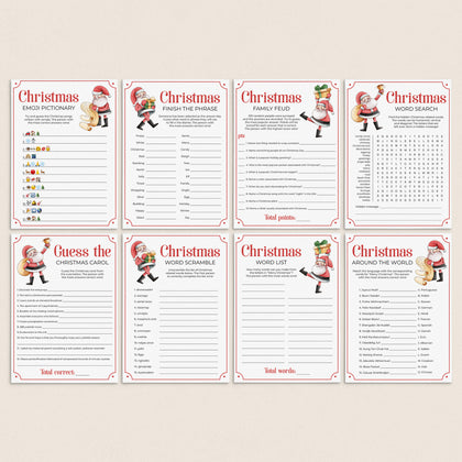 Christmas Games Bundles Printable | Instant Download – LittleSizzle