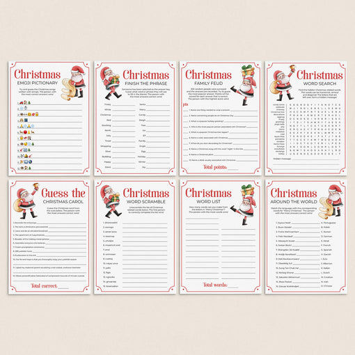 Christmas Games Bundles Printable | Instant Download – LittleSizzle