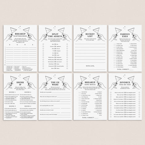 Divorce Party Ideas | Split Up Party | Breakup Celebration Games ...