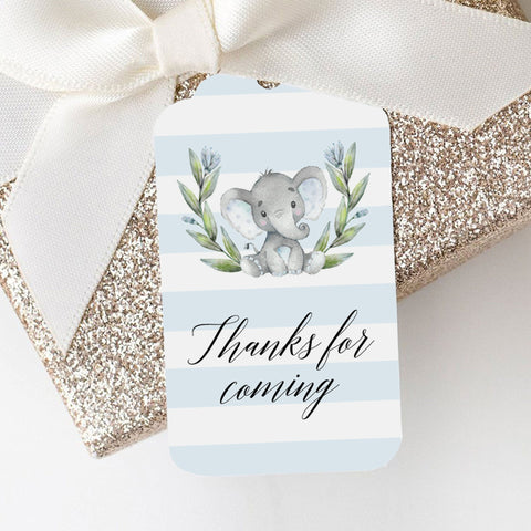 Elephant Party Supplies Printable | Instant download | LittleSizzle