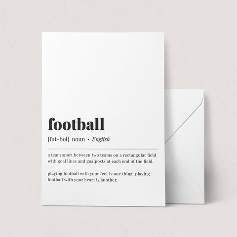 Football Definition Print Instant Download | Boys Room Decor | Wall Art ...