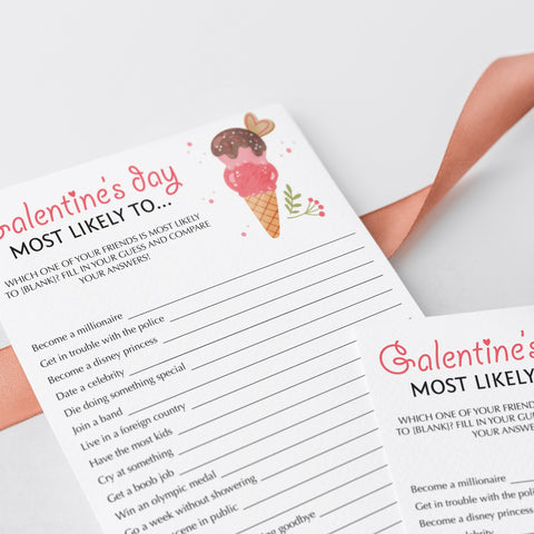 Fun Galentines Day Game for Zoom & Printable | Instant Download ...