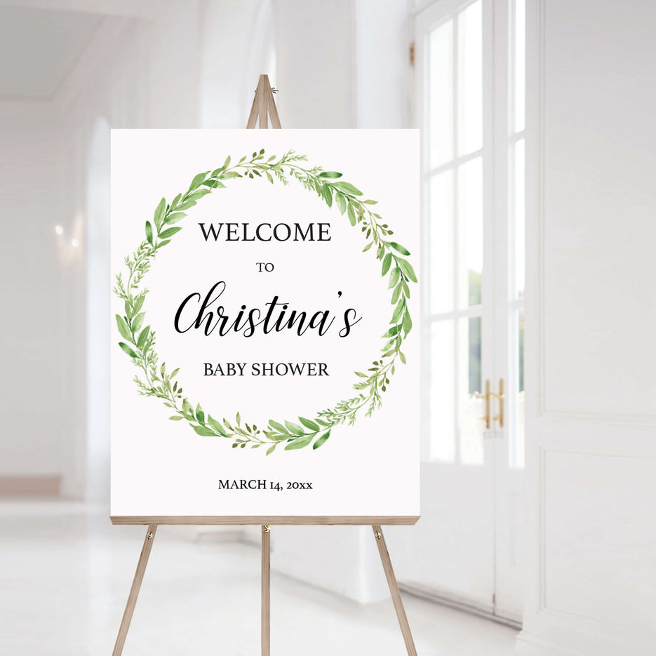 Baby Shower Welcome Sign | Printable Sign Templates - LittleSizzle