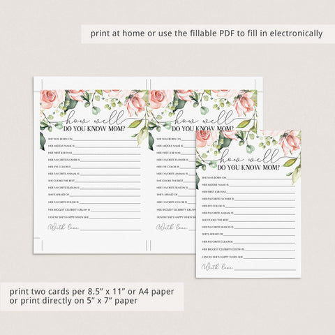 (Virtual) Mother's Day Activity How Well Do You Know Your Mom ...
