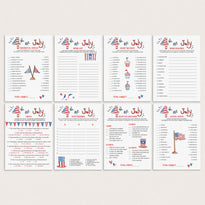 4th of July Games | Printable & Virtual Independence Day Games ...