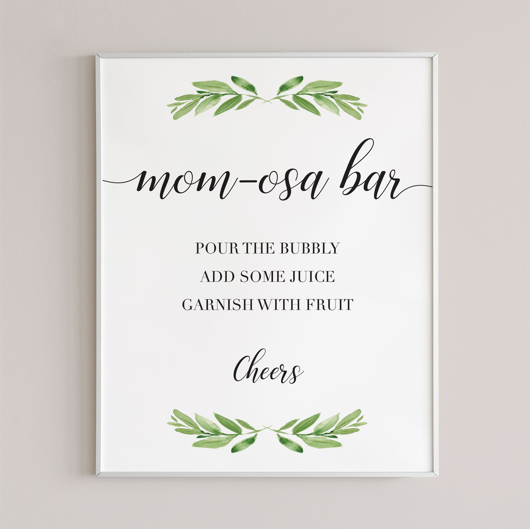 Momosa Bar Signs Printables Instant Download PDF files – LittleSizzle