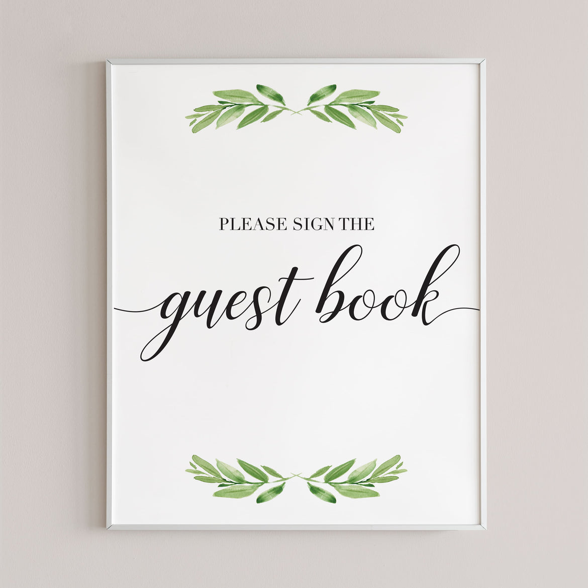 Printable Guest Book Signs Instant download | Guestbook table signs ...