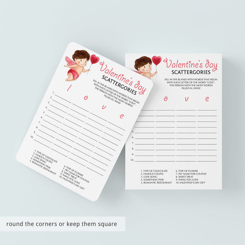 Valentine's Day Game Scattergories | Instant Download – LittleSizzle