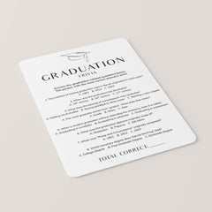 Graduation Trivia Quiz with Answer Key Printable | Instant Download ...