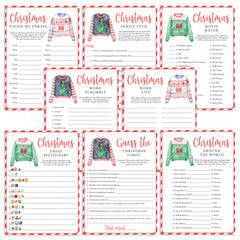 Ugly Sweater Christmas Party Games and Activities Printable – LittleSizzle