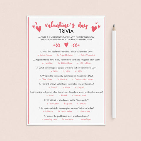 Valentine's Day Games Bundle | Printable and Virtual PDF Templates ...