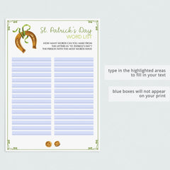 (Virtual) St Patrick's Day Games Pack For Kids & Adults | Instant ...