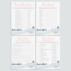 Winter Christmas Game Bundle Printable | Instant Download – LittleSizzle