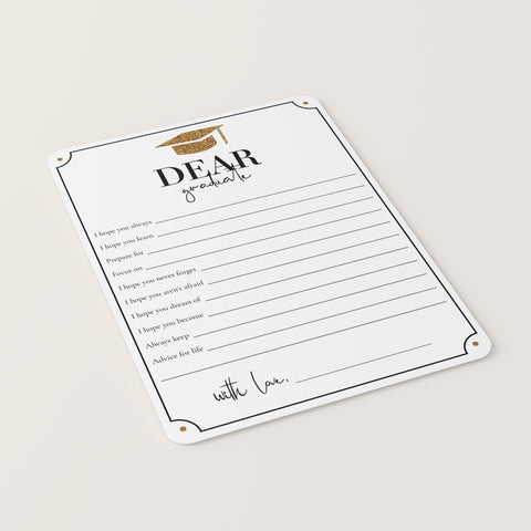 Advice and Well Wishes for the Graduate Cards Printable – LittleSizzle