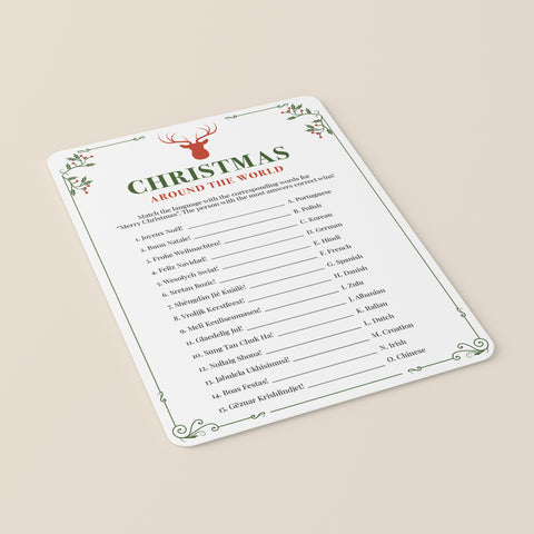 Christmas Company Party Game | Merry Christmas Around The World ...